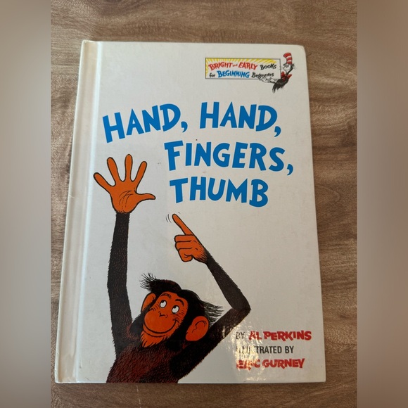 Dr. Seuss | Toys | Vintage 969 Dr Seuss Hand Hand Fingers Thumb Bright ...